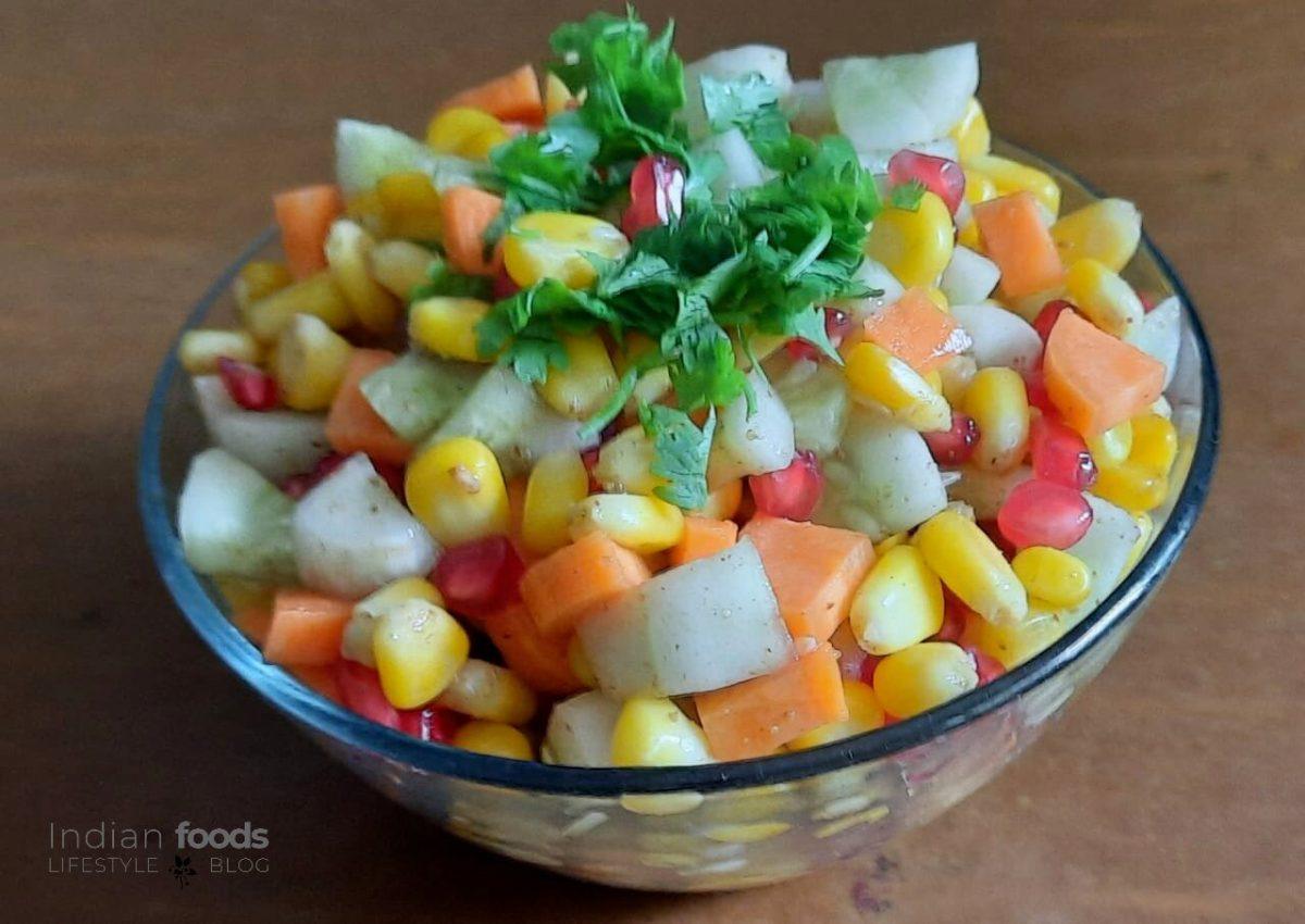 Corn Bhel Chaat Recipe - Instant Healthy Food | Indianfoods